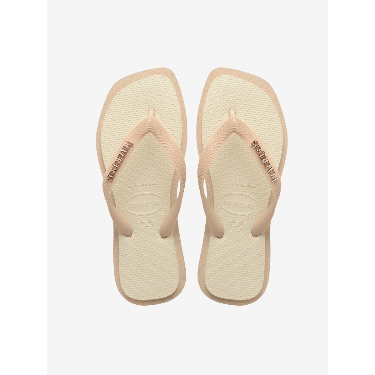Chinelos Havaianas Top Square Fusion Premium Bege - 4149944-0570 - BZR ...