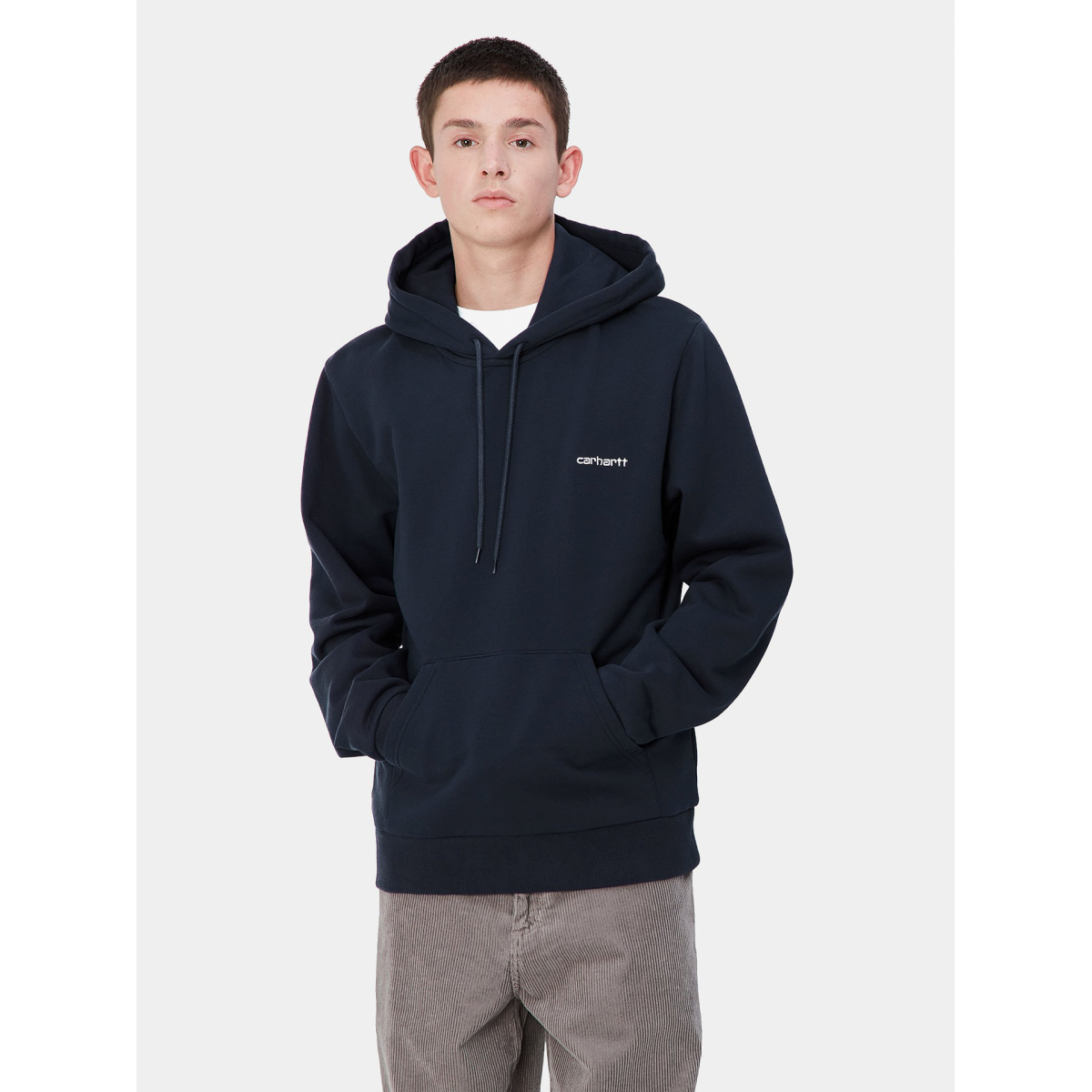 Carhartt WIP Hood Script Embroidery Hoodie - I033658.2AH.XX | BZR Online