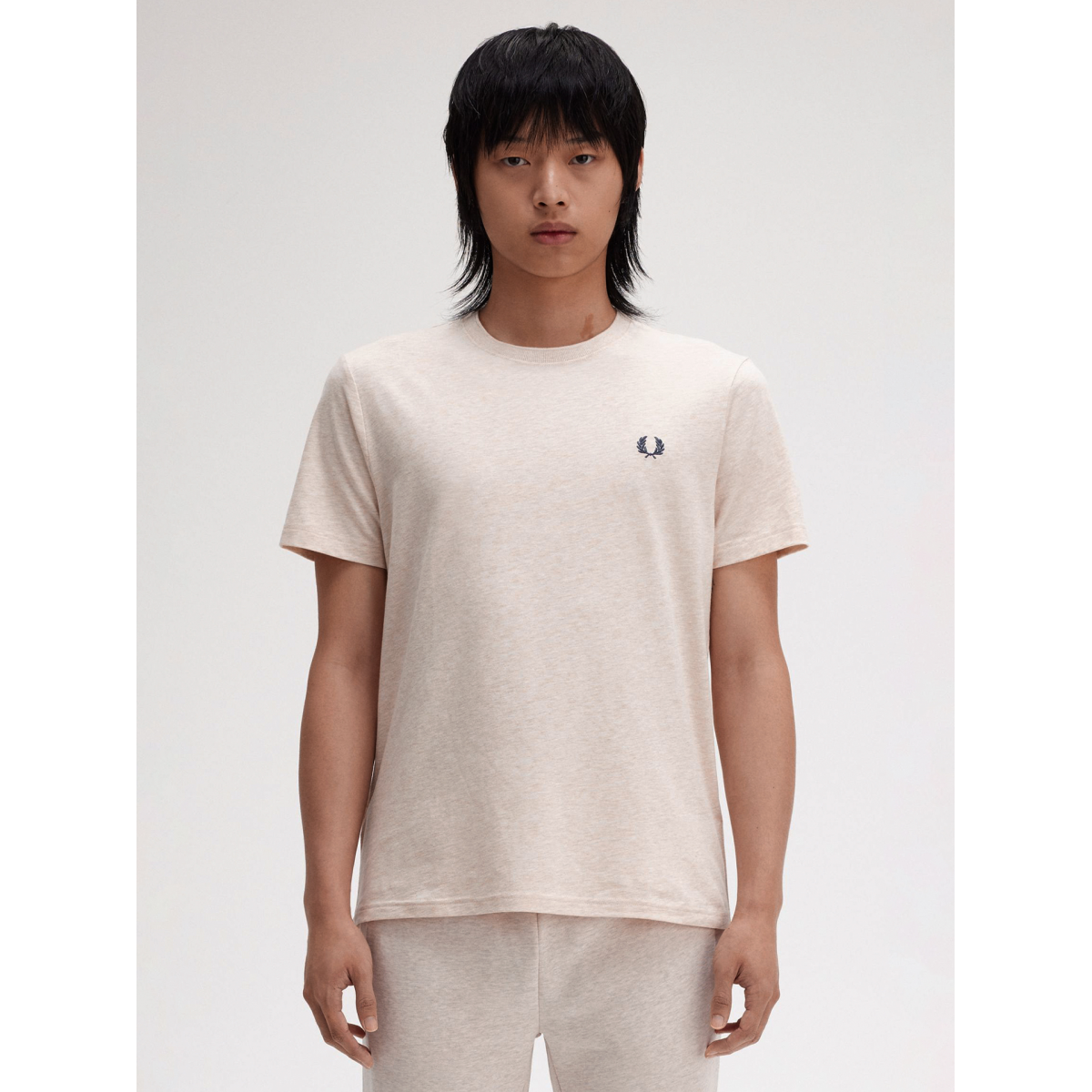 T-shirt Fred Perry Crew Neck Bege - M1600-W50 - BZR Online