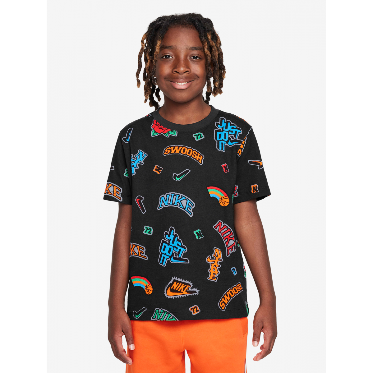 Camiseta Nike Sportswear Printed Junior - FZ5170-010 - BZR Online