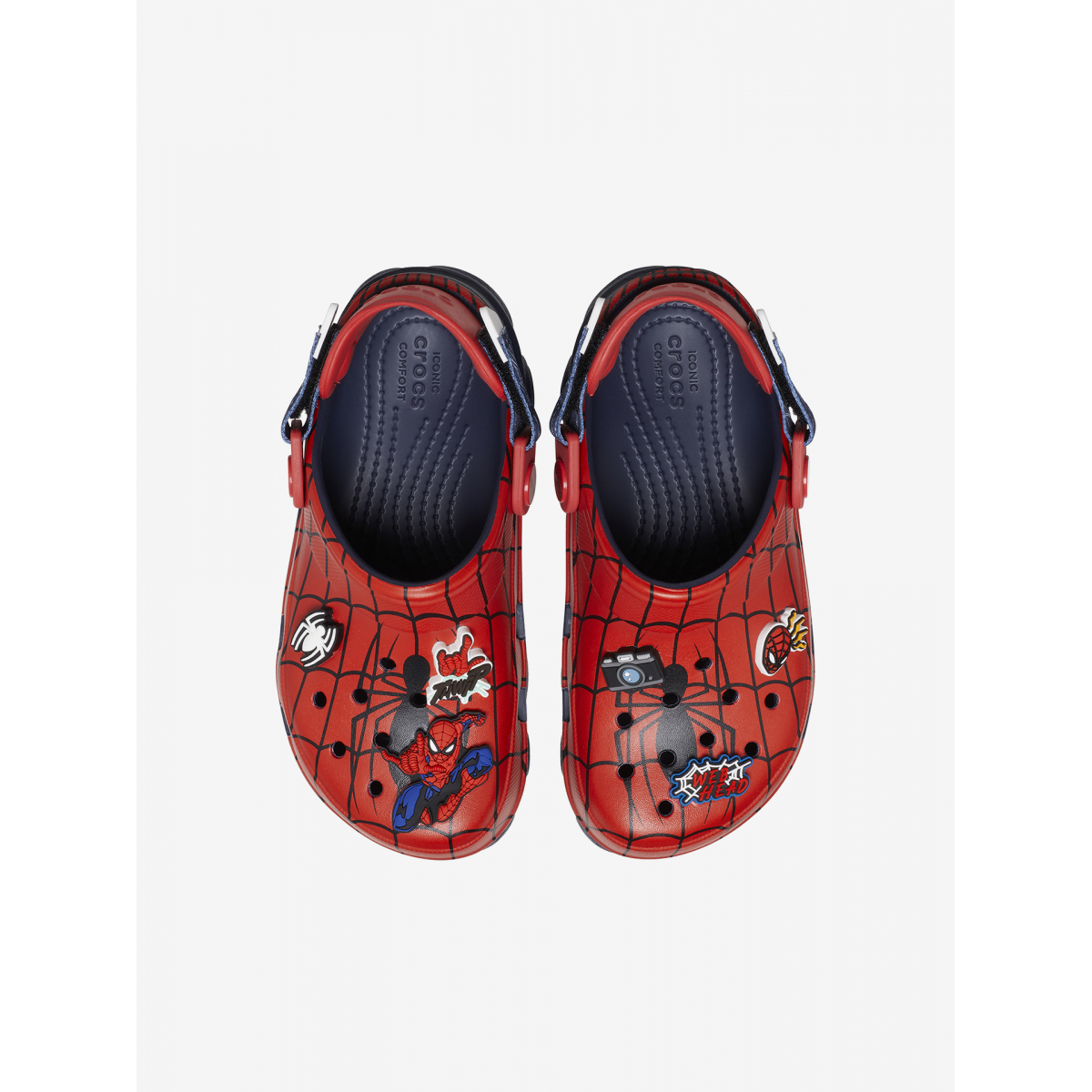 Crocs Spider-Man All Terrain Kids Red and Blue Sandals - 208786-410 ...