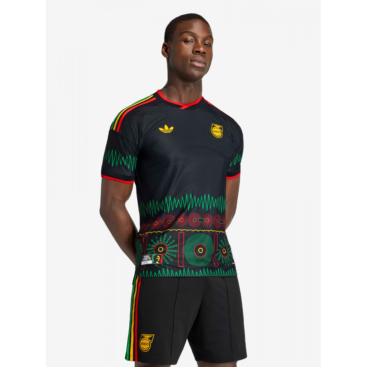 Camiseta Adidas Jff Jamaica X Bob Marley Alternativa Oficial 26