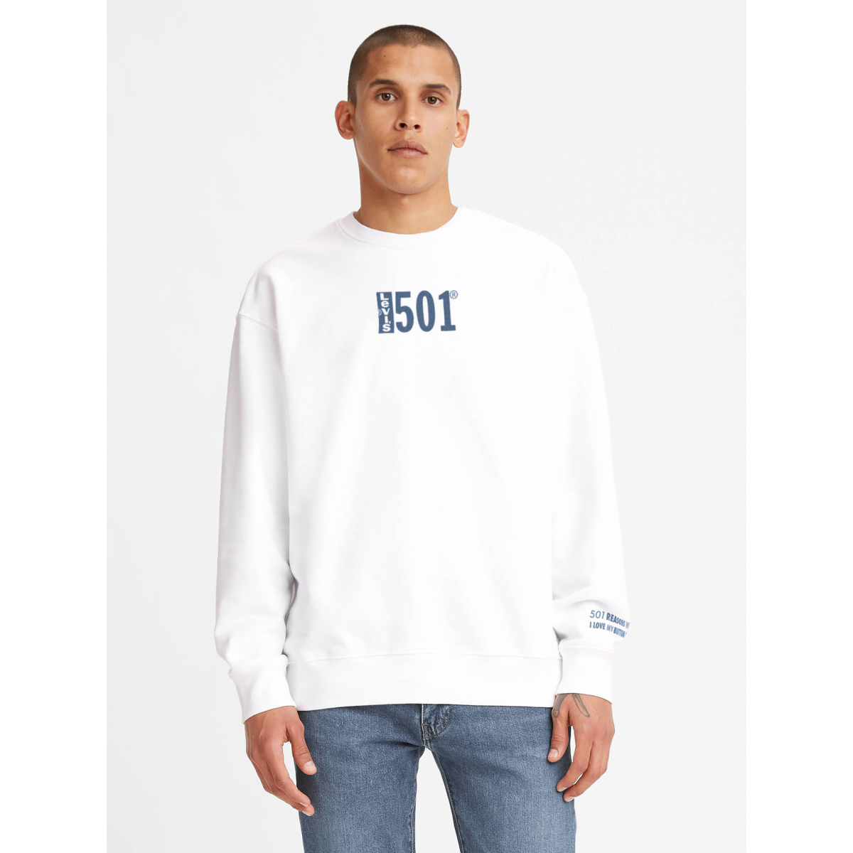 Sudadera Levis Brand Relaxed Graphic Crew - 38712-0056 | BZR Online