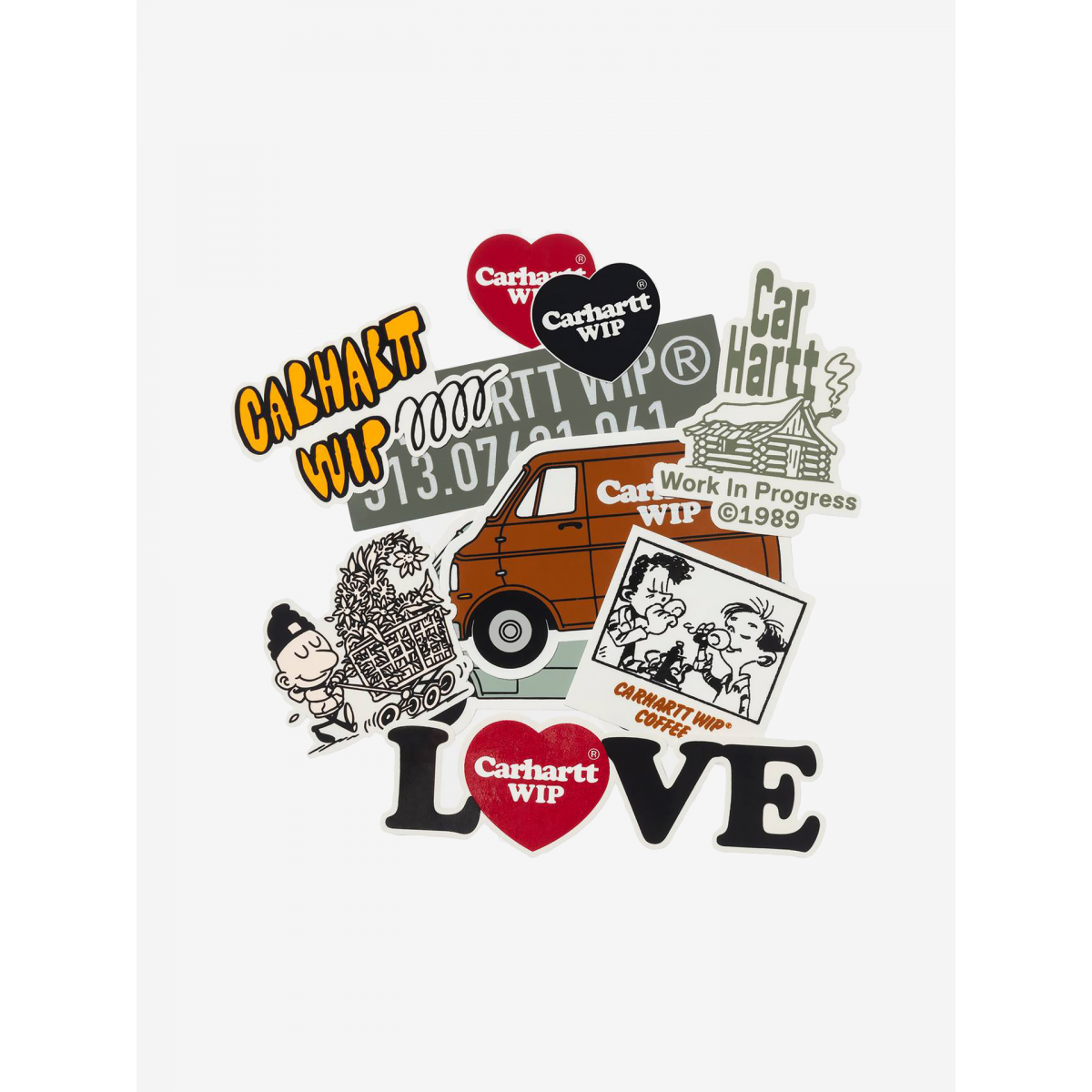 Carhartt WIP Sticker Bag Stickers - I029875.1X8.XX | BZR Online