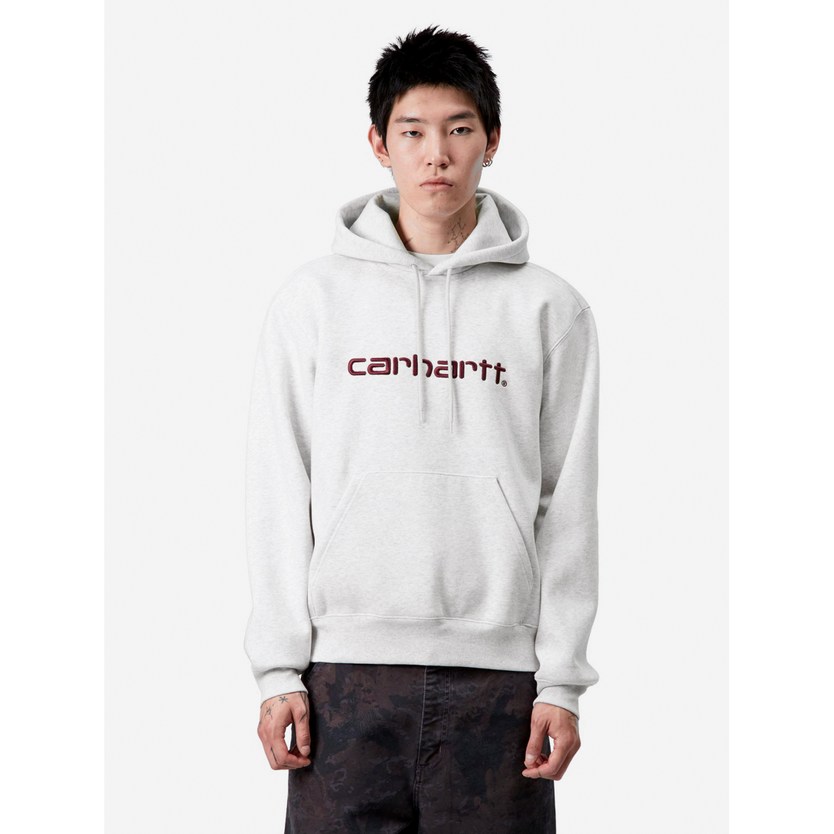 Carhartt WIP Sweat Grey Hoodie - I030547.38H.XX - BZR Online