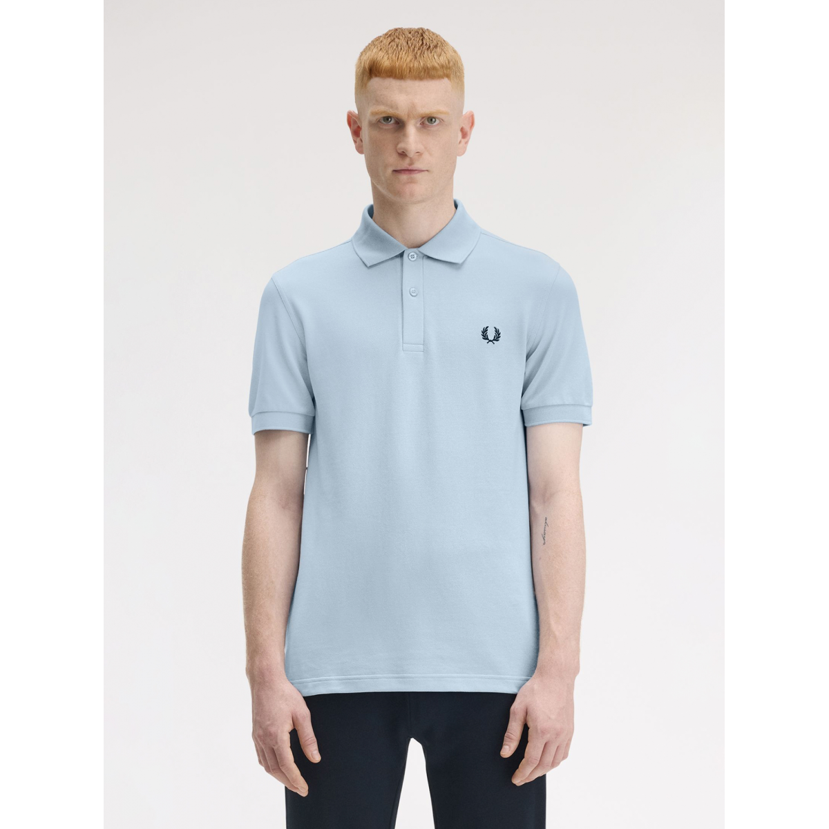 Fred Perry M6000 Light Blue Polo Shirt - M6000-Y69 - BZR Online