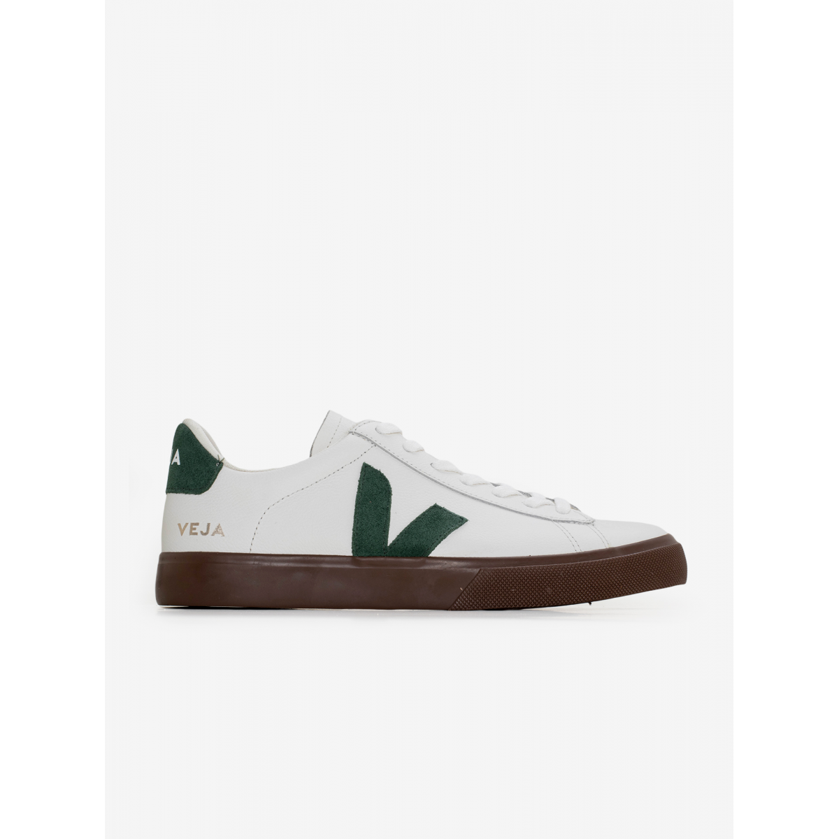Sapatilhas VEJA Campo Chromefree Leather Brancas e Verdes - CP0521179B ...