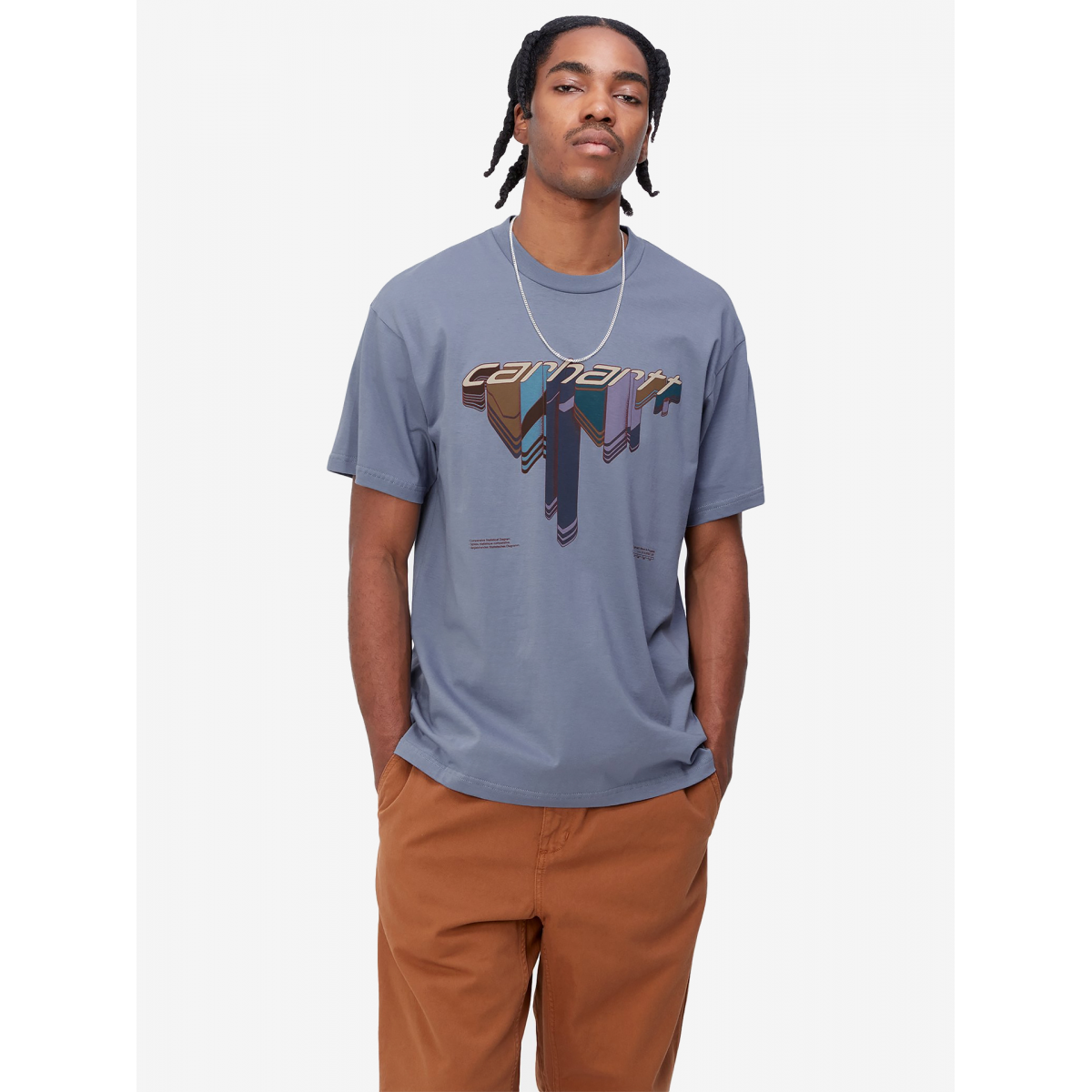 T-shirt Carhartt WIP Diagram Script - I033176.1YD.XX | BZR Online