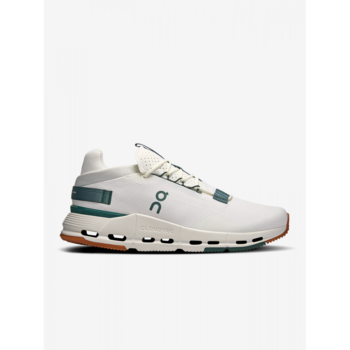 On Running Cloudnova 2 Beige and Green Sneakers - 3ME30213427 - BZR Online