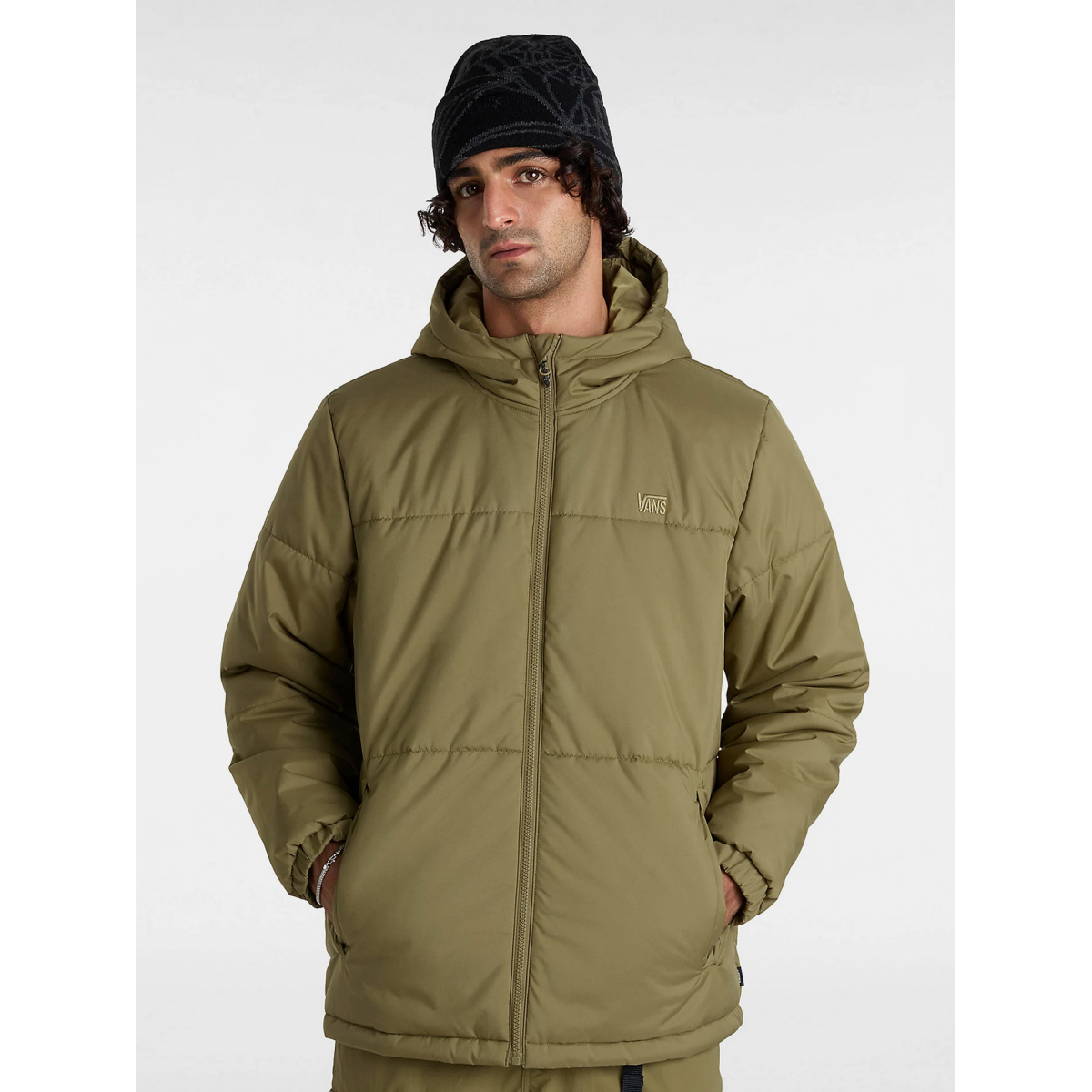 Casaco Vans MTE Norris Puffer Gothic Olive - VN000HN6CUQ1 - BZR Online