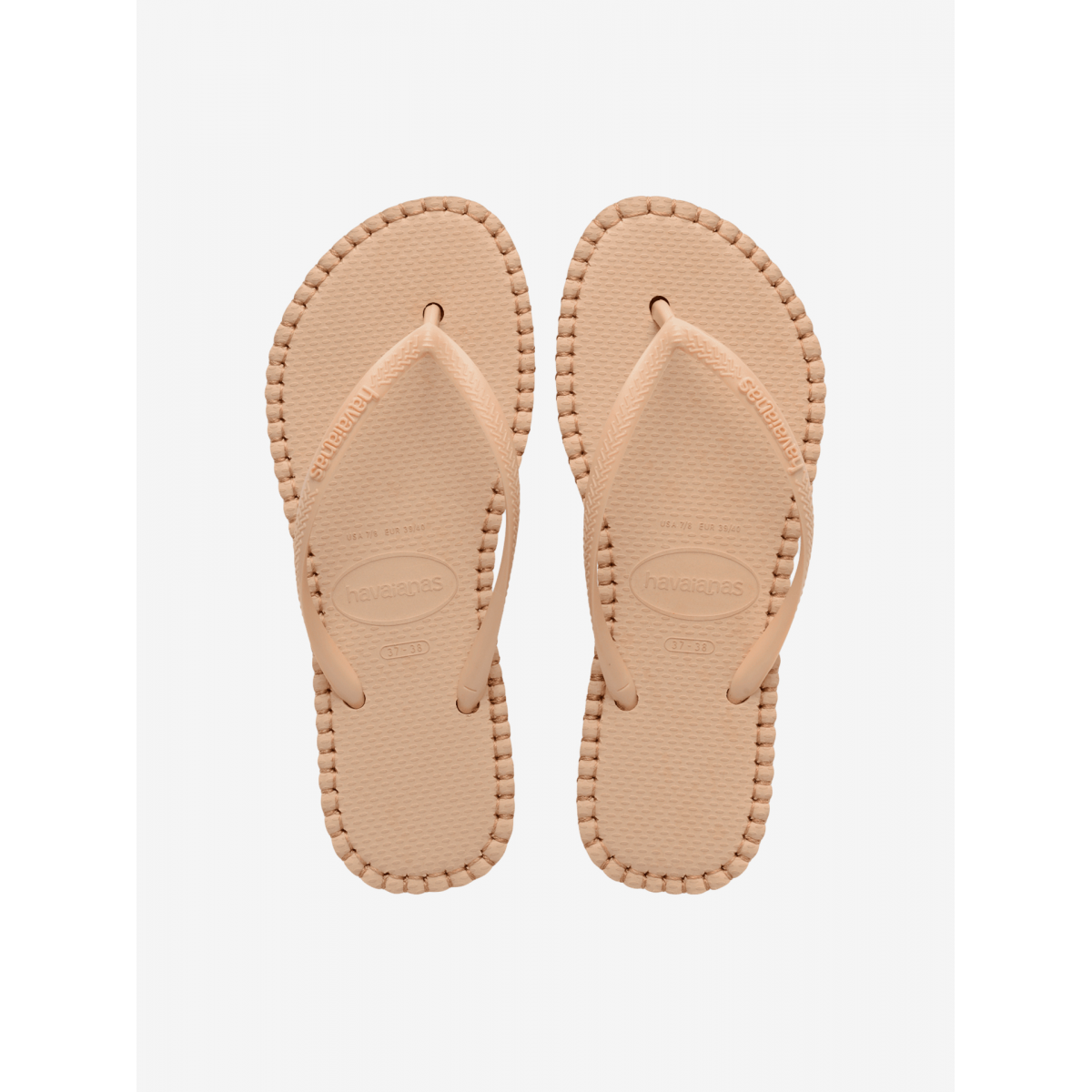 Chinelos Havaianas Slim Flatform Loop Premium Bege - 4149928-8858 - BZR Online