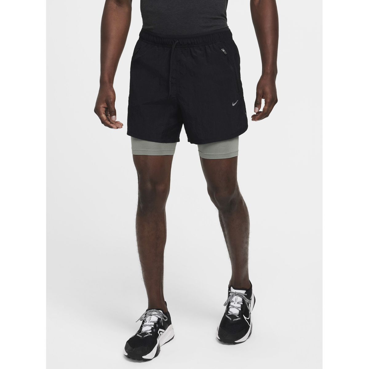 Pantalones Cortos de Running 2 en 1 Nike Stride Division Dri-FIT 13cm ...