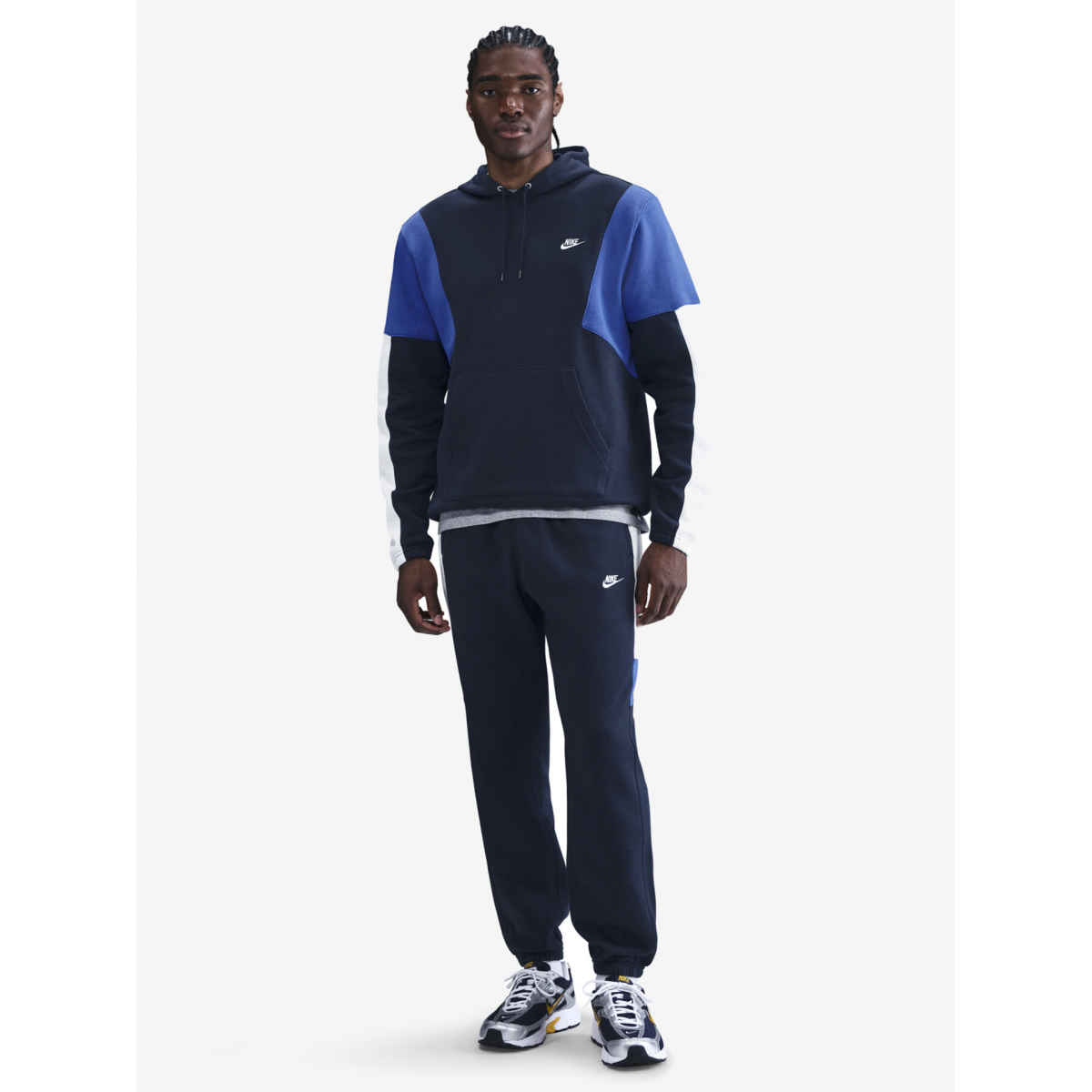 Nike Club Fleece Blue Tracksuit For Men - HV1165-451 - BZR Online