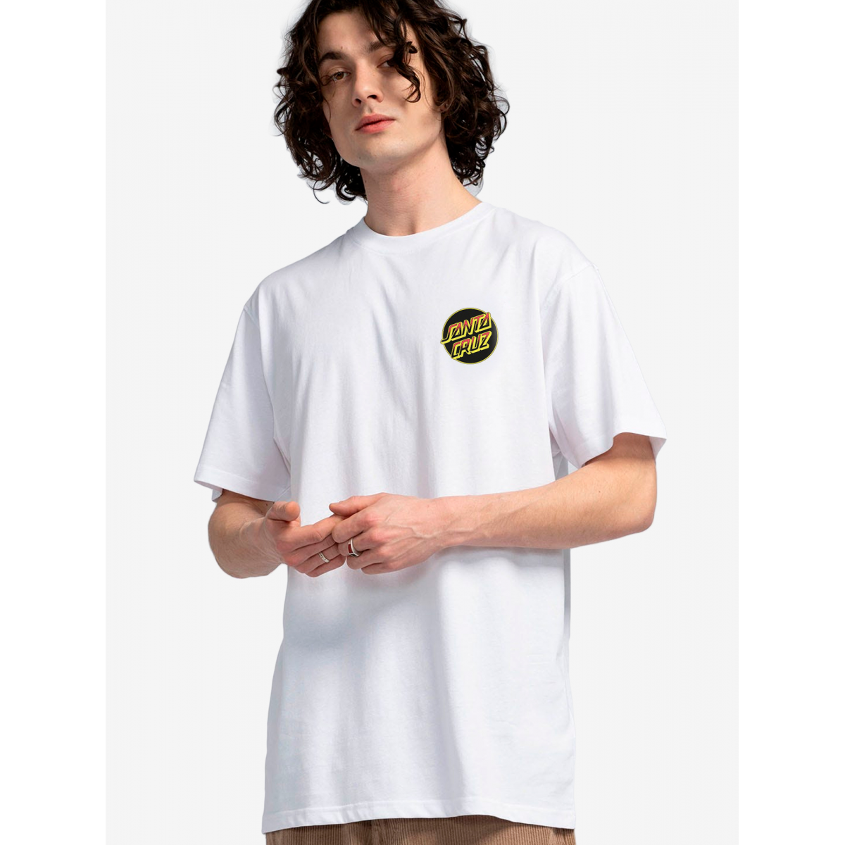 Camiseta Santa Cruz Kendall Wolf Dot - SCA-TEE-1164-WHT - BZR Online