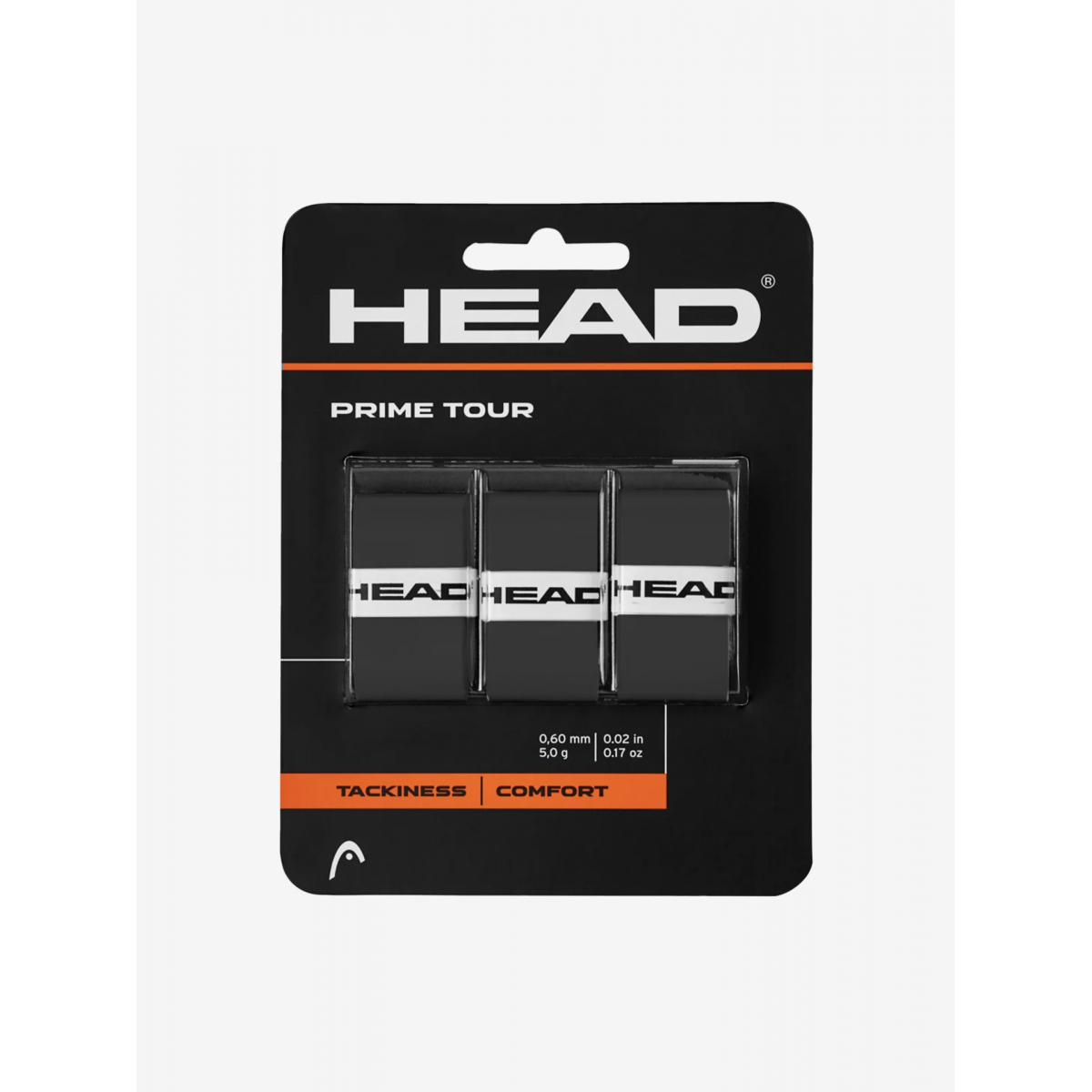 Head Prime Tour Black (Pack 3) Overgrips - 285621-BK - BZR Online