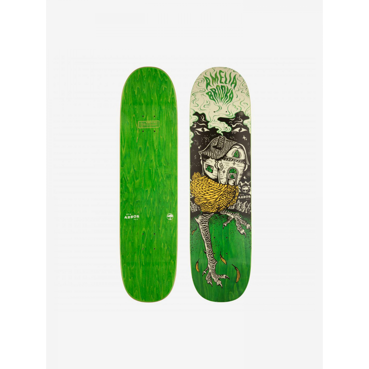 Arbor Deck Amelia Baba Yaga 8.25 Deck - ABR-SKD-0073 - BZR Online